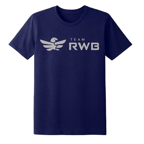 Men’s / Unisex Team RWB Tri-Blend T-Shirt – Navy Soft Tee