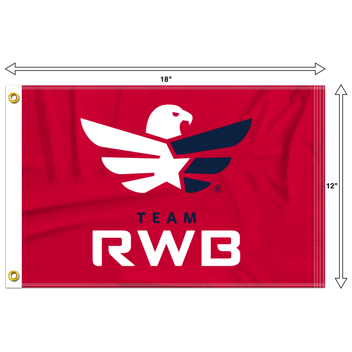 Team RWB Mini Flag (Guidon) - 12"x18"